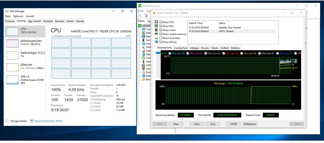 Stress- und Funktionstests für stabilen PC Betrieb